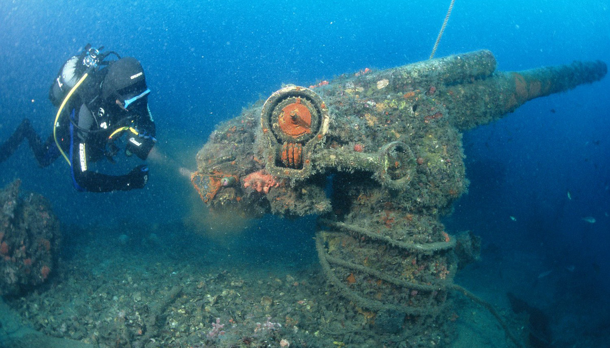 Attrazione nave affondata Giuseppe Dezza - eNautica Istria