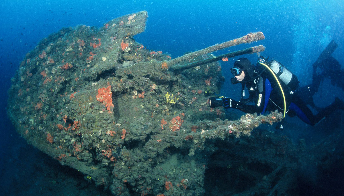 Attrazione nave affondata Giuseppe Dezza - eNautica Istria